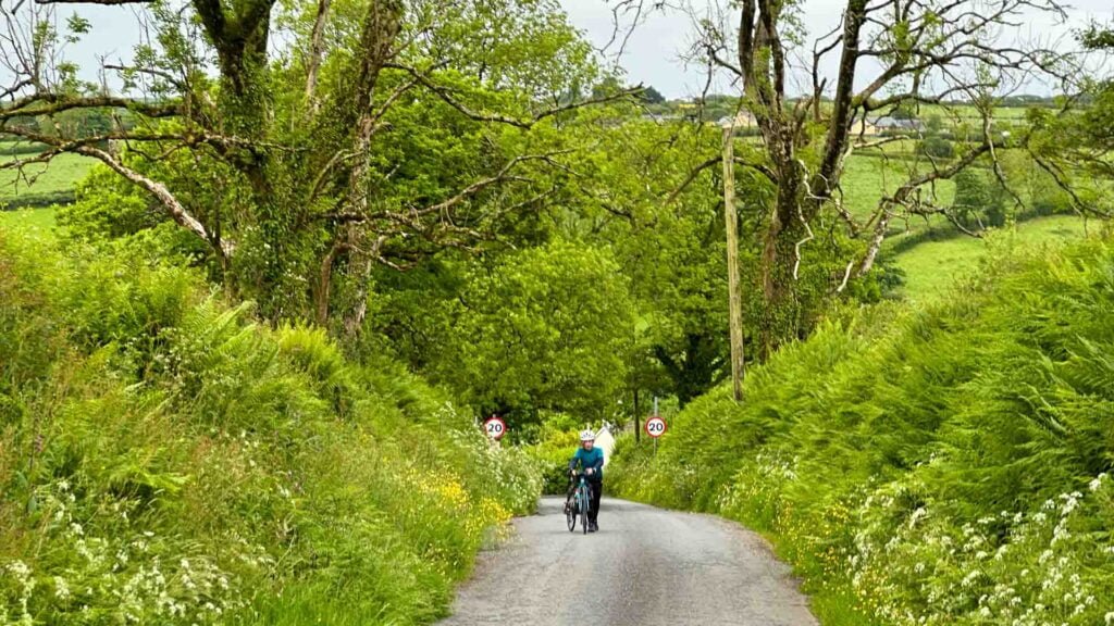 The Celtic Trail cycle route in Pembrokeshire, Wales