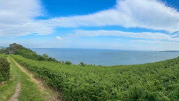 The Celtic Trail cycle route in Pembrokeshire, Wales