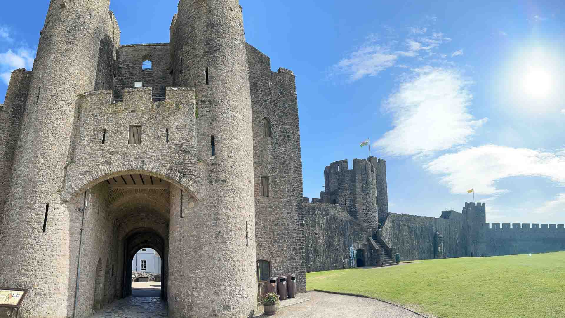 The Celtic Trail cycle route in Pembrokeshire, Wales